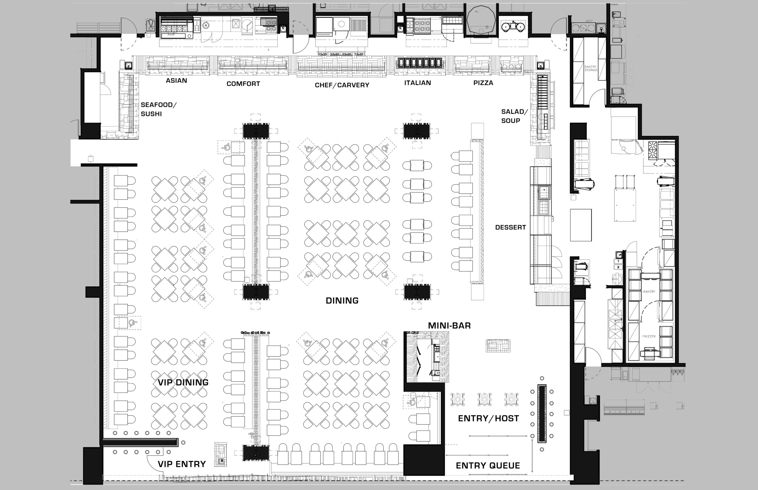 Canopy Buffet - DMAC Architecture & Interiors