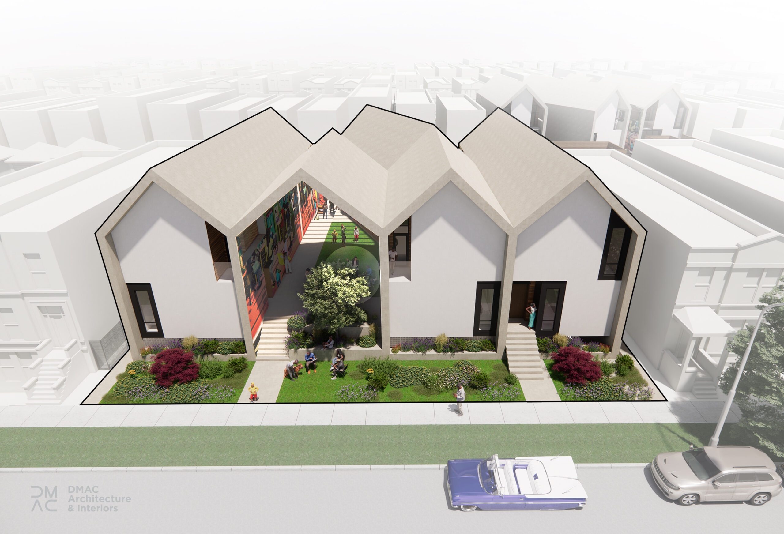 Missing Middle Row House - DMAC Architecture & Interiors